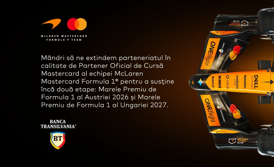 Mastercard and Banca Transilvania extend partnership with McLaren ...